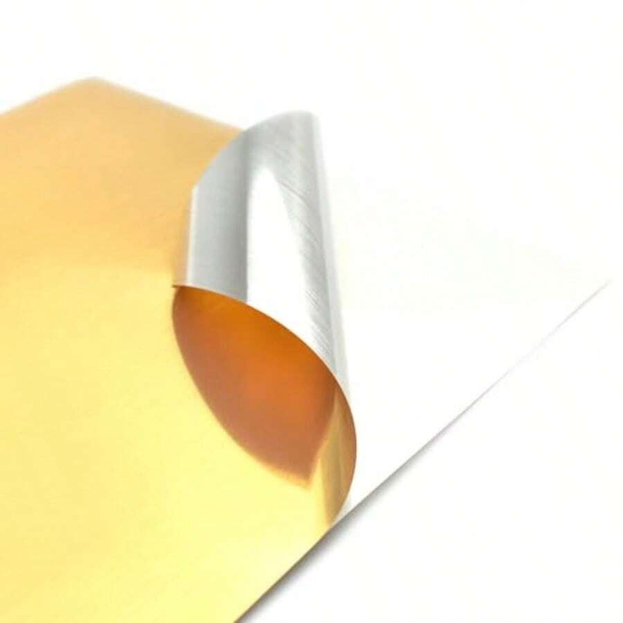 100 Sheets A4 Waterproof Self-Adhes Glossy White Vinyl Sticker Paper ...