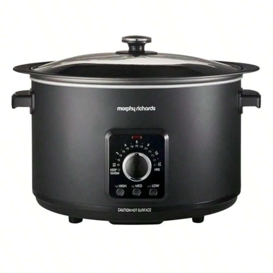 3.5L Automatic Heat Settings Slow Cooker Keep Warm Mode Hob Proof ...