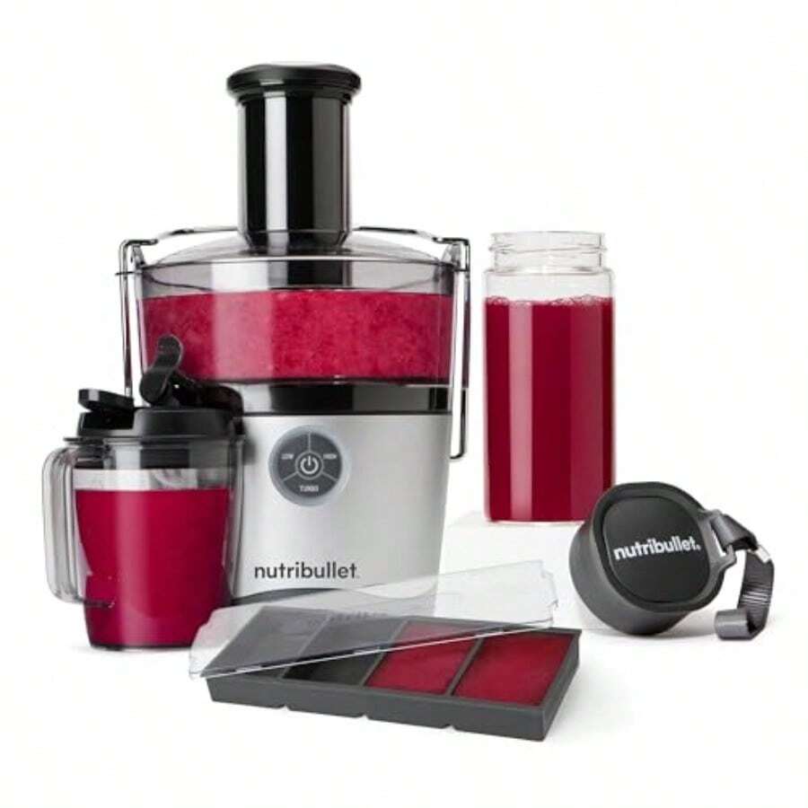 800W Centrifugal Juicer 8 Piece Set 1.5L Pulp Basin 800ml Juicer ...