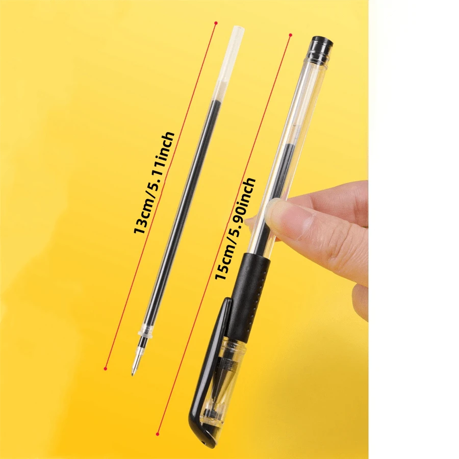 12pcs Ballpoint Pen Sets/20pcs Refill Packs, European Standard Plastic ...