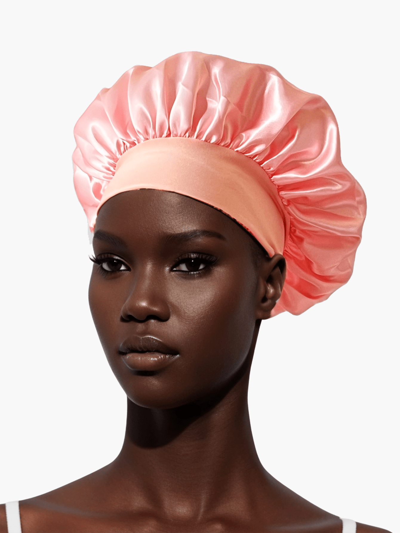 1pc Satin Wide Band High Elastic Headwear Sleeping Cap For Women Hair ...