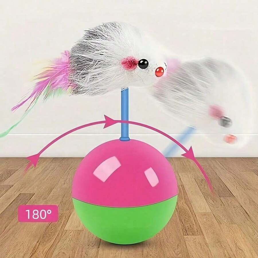 Cat Toy Set, Mouse And Tumbler Toy Stick, Can Provide Exercise And Fun ...