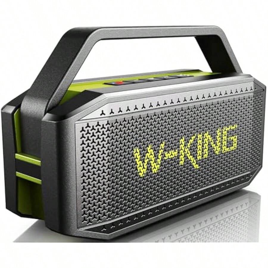 100W PEAK 60W Loud Portable Waterproof Bluetooth Speaker IPX6 Rich Bass ...