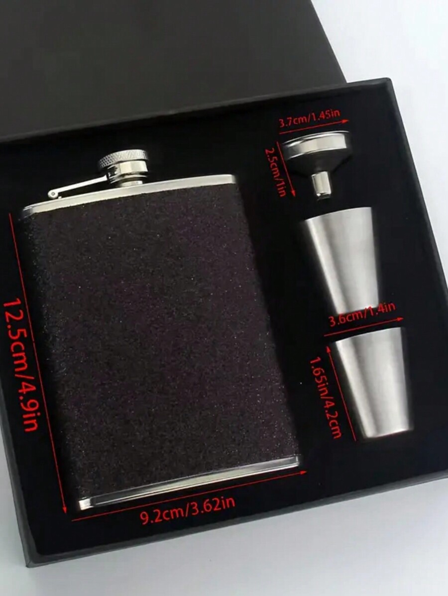 Custom Stainless Steel Flask, Portable And Compact, Outdoor Mini Metal ...