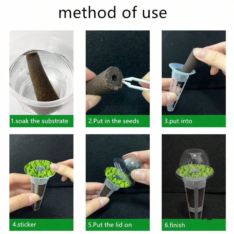 10 Sets Of Hydroponic Garden Seed Pod Kits, Suitable For Hydroponic Gardens. These Kits Include ...