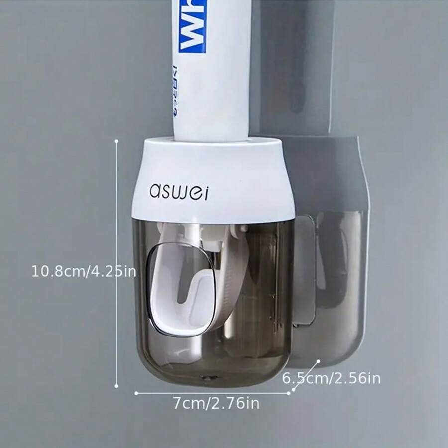 Toothpaste Squeezing Tool Fully Automatic Squeezing Device Storage Rack Wall Mounted Slouchy ...