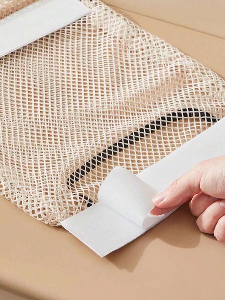 Kitchen Garbage Bag Storage, Rack Wall-Mounted Plastic Bag Storage Net ...