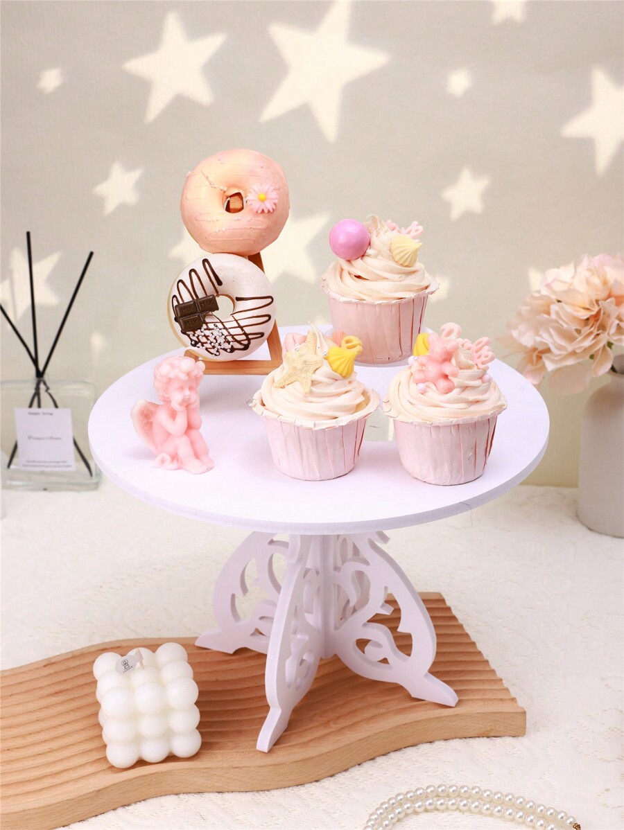 1pc Beautiful Desktop Decorative Tray Can Put Cakes, Accessories And ...