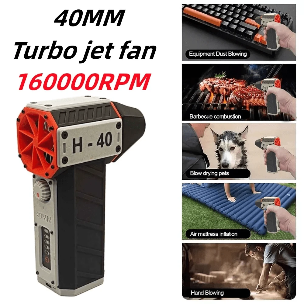160,000 RPM Turbo Fan High Power Blower Fan, Brushless Motor Variable ...