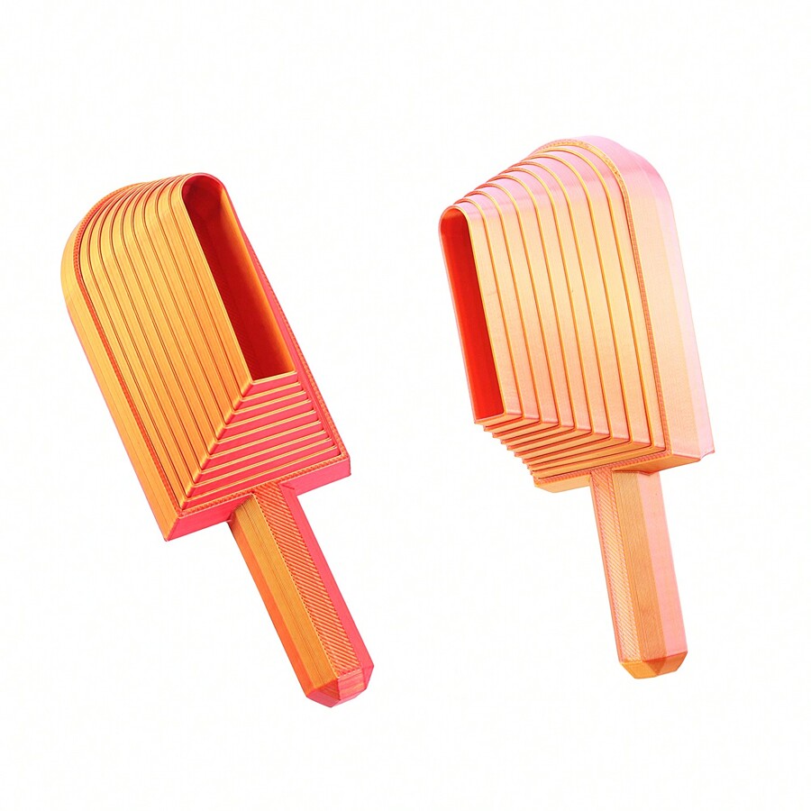 3D Printed Ice Cream Stacking Music, Simulated Ice Cream Models, 3D ...