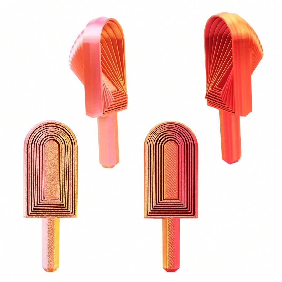 3D Printed Ice Cream Stacking Music, Simulated Ice Cream Models, 3D ...