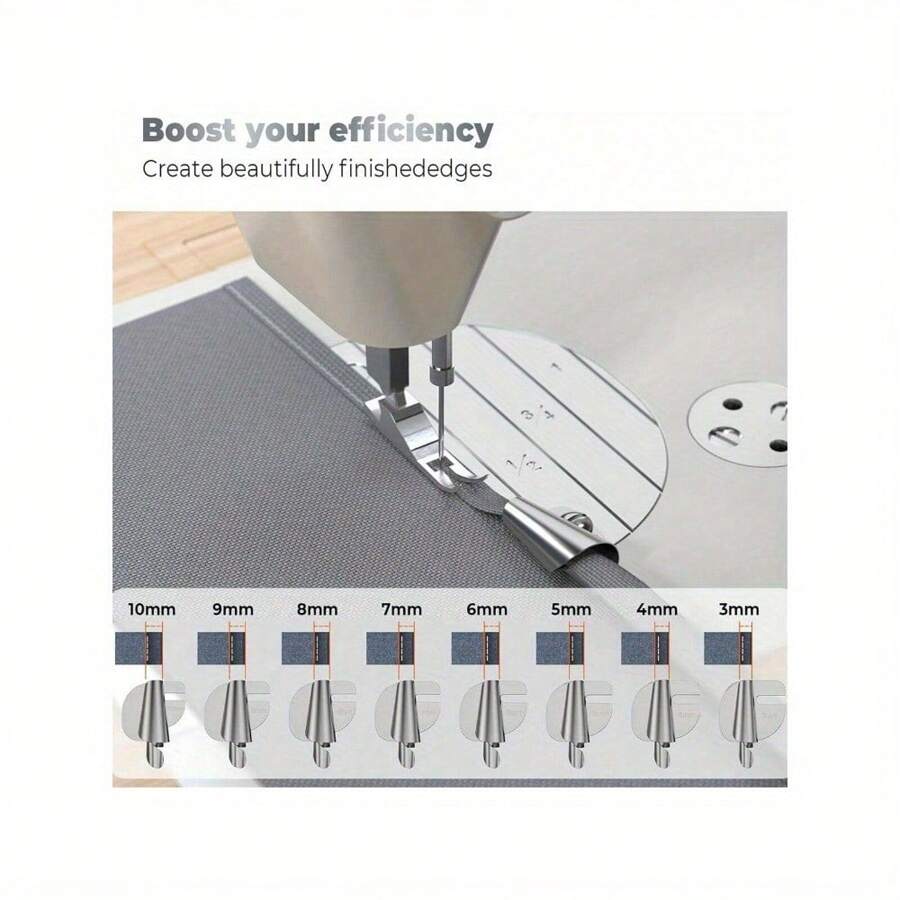 4 Pcs Sewing Rolled Hemmer Foot Rolled Hem Hammer Foot For Sewing ...