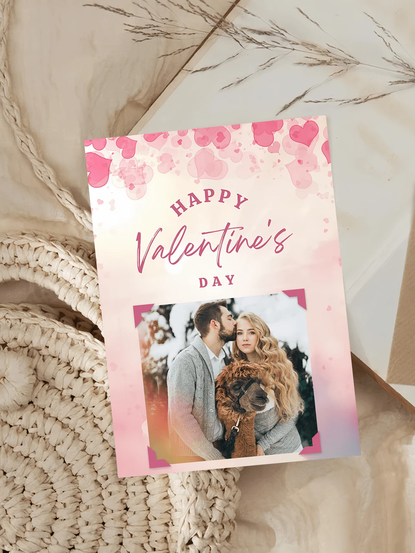 1pc Custom Photo Text Greeting Cards Design Your Own Card, Personalized ...