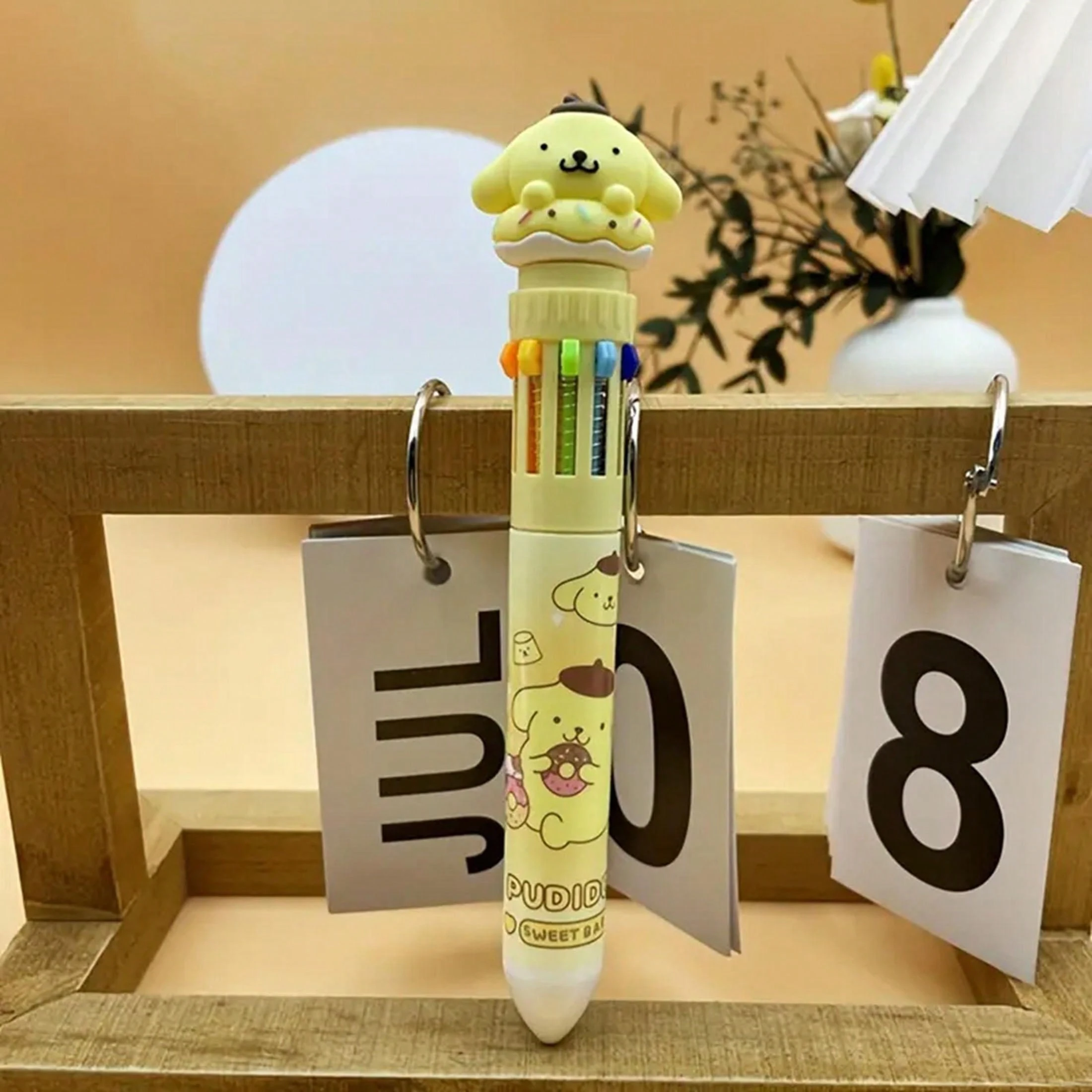 Sanrio 10 Color Cartoon Sanrio Design Ball Point Pens, Multi-Color ...
