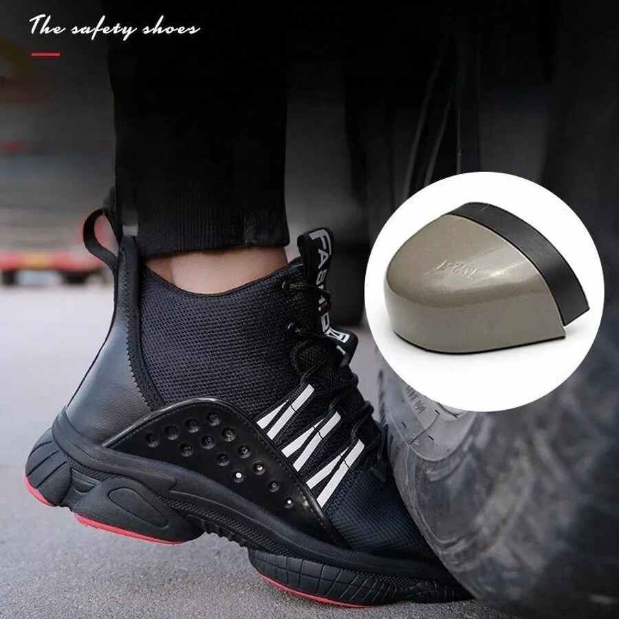 Steel Toe Sneakers For Men Indestructible Work Shoes Lightweight ...