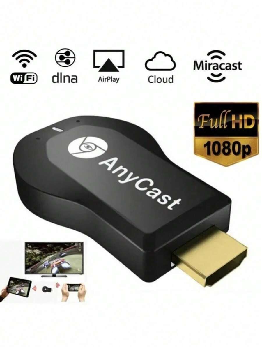 Anycast M2 TVスティック HDMI対応 フルHD 1080P ミラーキャスト DLNA Airplay WiFi ディスプレイ ...