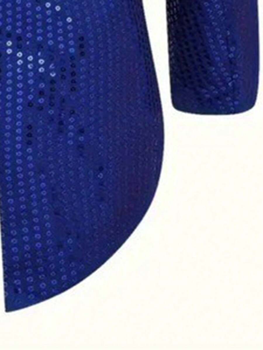 Sequined Formal Tuxedo Suit Jacket For Men, Stage Performance Wear ...