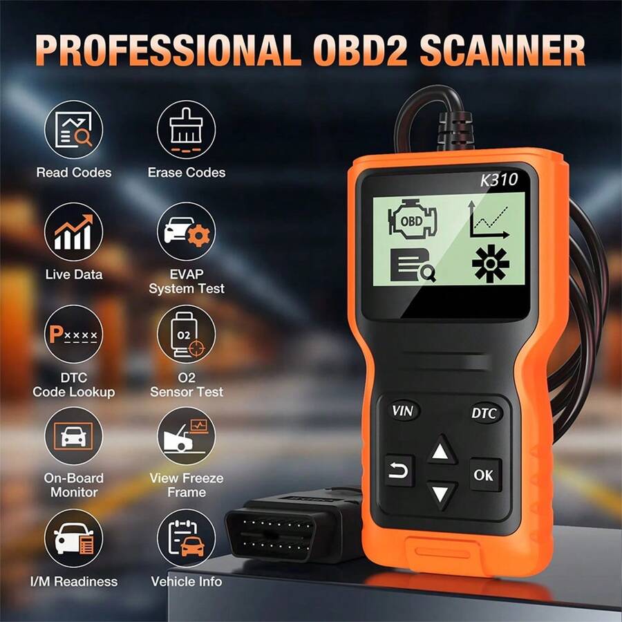 Scanner OBD2, Leitor de Códigos de Carro, Ferramenta de Diagnóstico CAN para Todos os Carros com ...