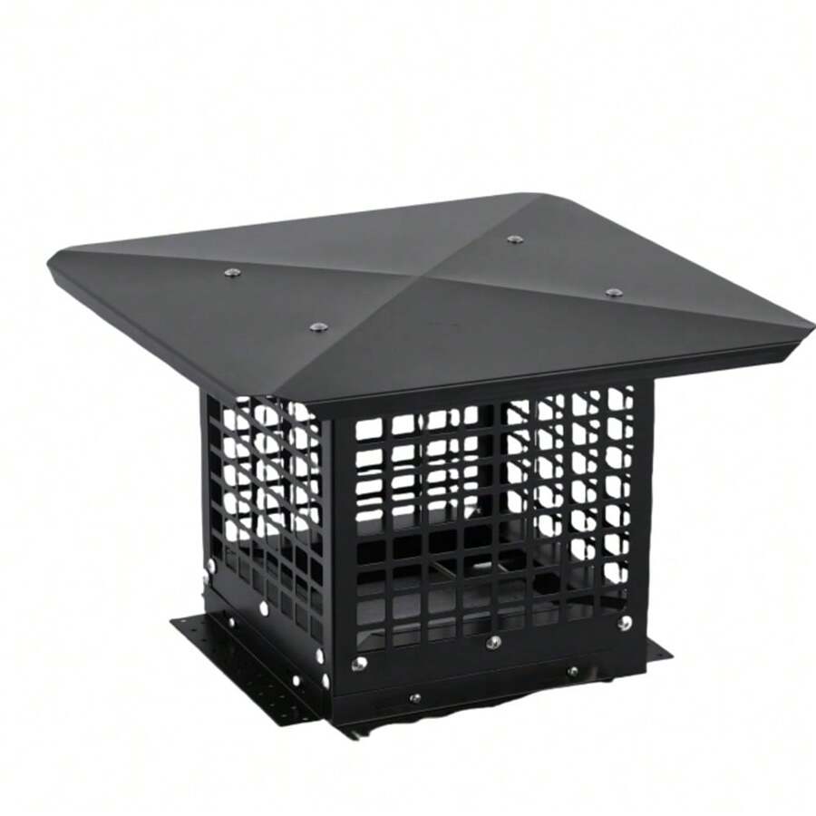 Roof Rain Chimney Cover, Galvanized Steel Fireplace Exhaust Cap ...