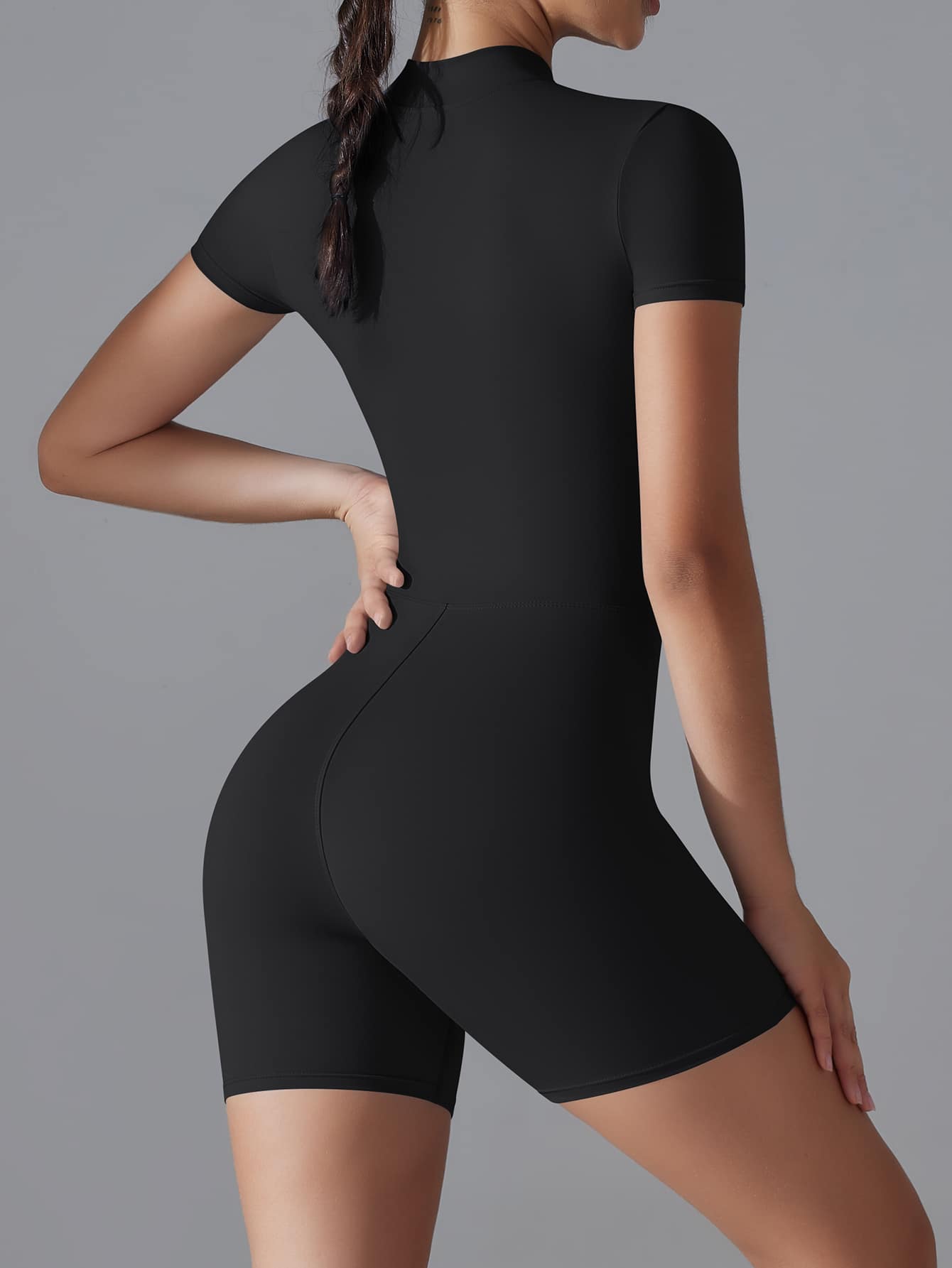 Women's Sports Summer Short-Sleeved Fitness Jumpsuit,Sports Summer Yoga ...