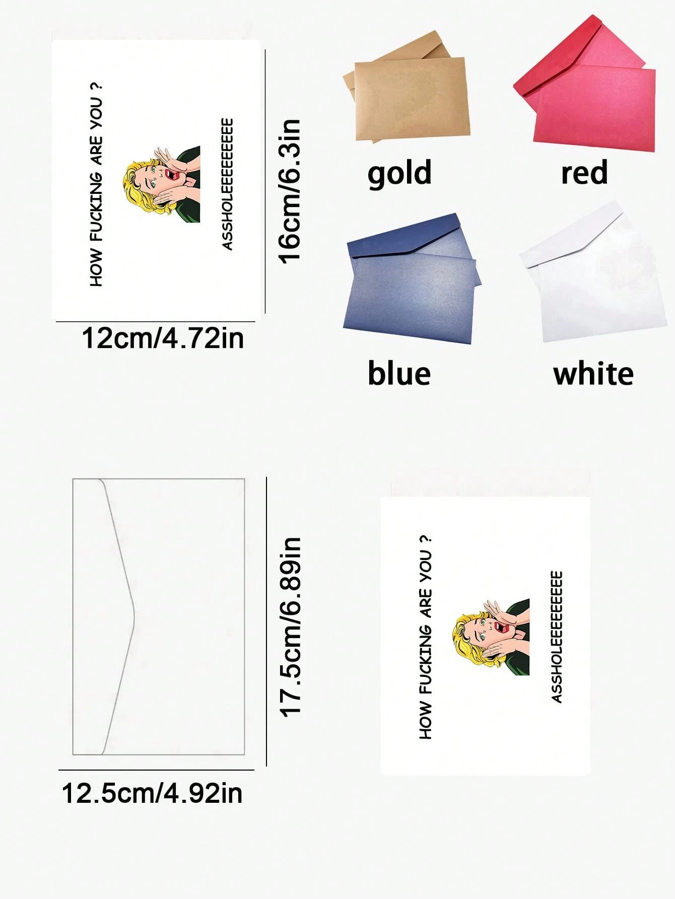 1 Set Of Cheesy Greetings Funny Birthday Cards For Him Or Her, How To ...