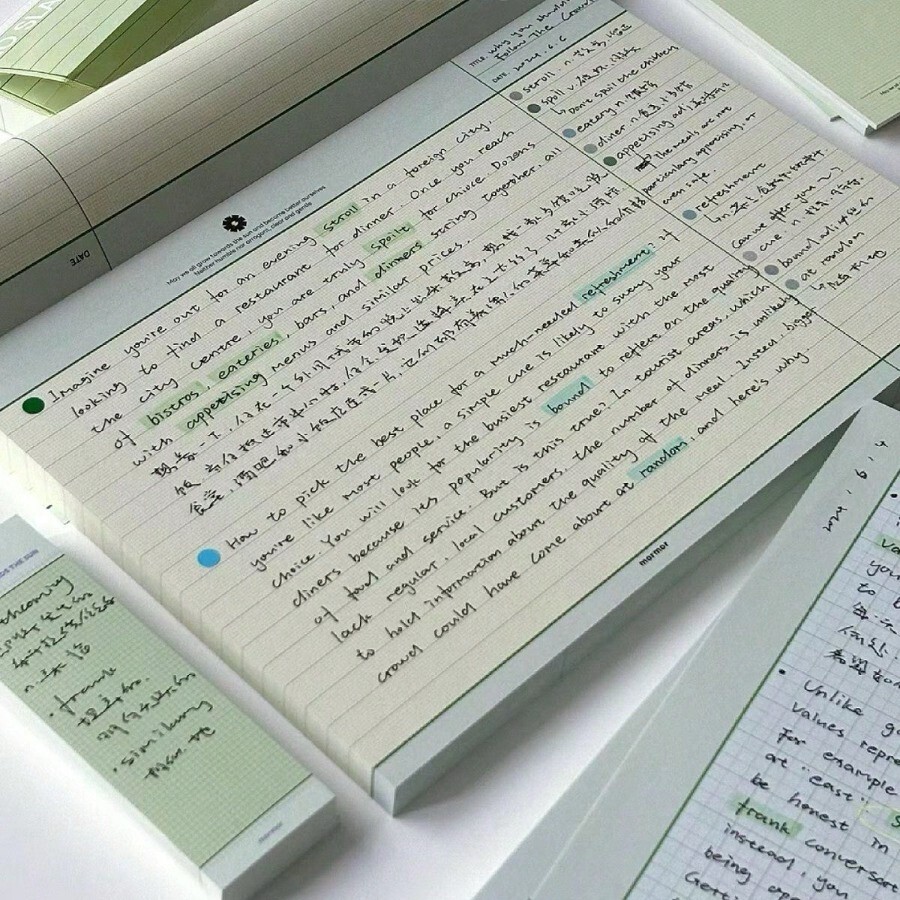 30 Sheets Simple Fresh B5 Notebook Smooth And Fluent Writing Essential ...