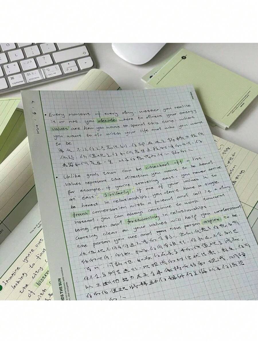 30 Sheets Simple Fresh B5 Notebook Smooth And Fluent Writing Essential ...