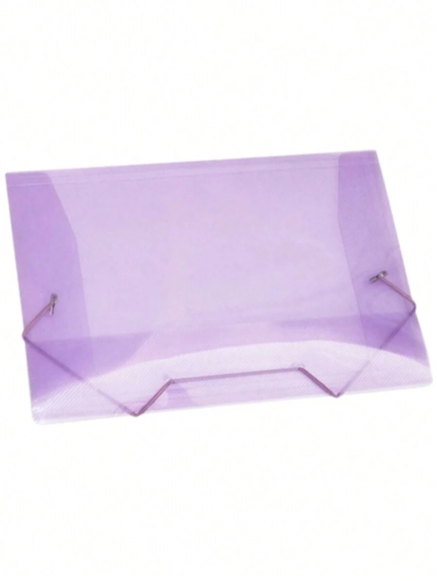 Small Candy Color Office File Folder With Elastic Flap Without Back ...