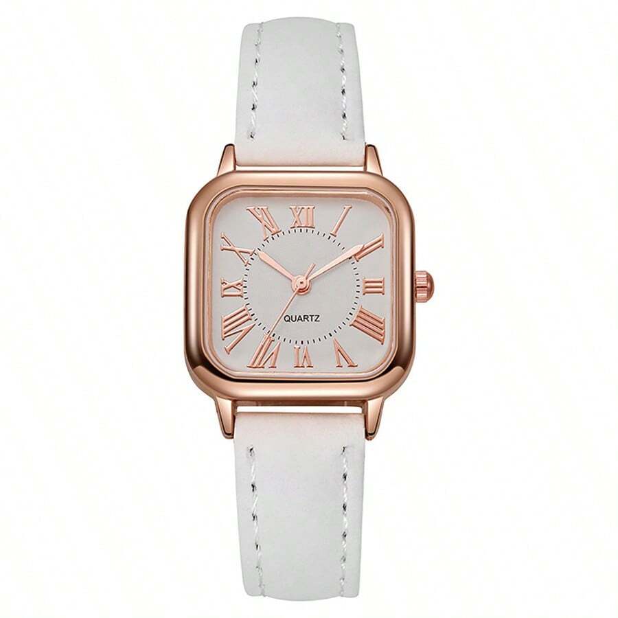 Luxury Fashion Square Women's Watches Brand Ladies Quartz Wristwatch Classic Simple Black ...