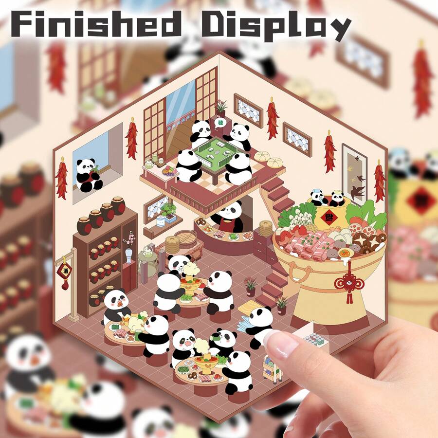 3D Cute Landscape Stickers For Miniature Scenes Multiple Themes DIY ...