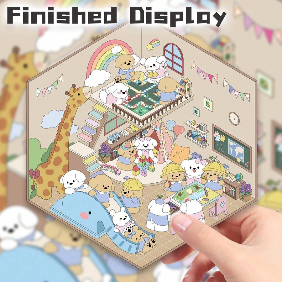 3D Cute Landscape Stickers For Miniature Scenes Multiple Themes DIY ...