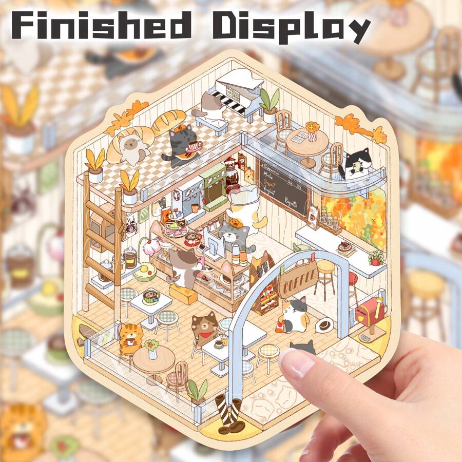 3D Cute Landscape Stickers For Miniature Scenes Multiple Themes DIY ...