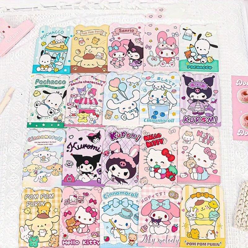 Sanrio SANRIO Mini Notepads - Hello Kitty, Kuromi, Cinnamoroll, My ...