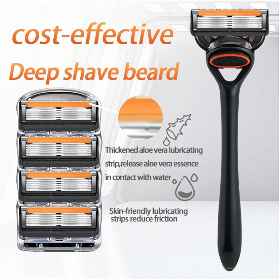 Classic Shaver, Manual Shaver With Five Layers Of Blades, Universal ...