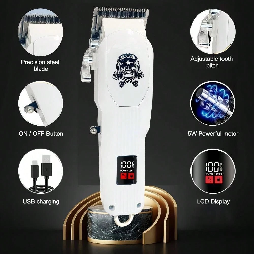 LARGNER LARGNER Two In One Professional Hair Clipper Electric Foil ...