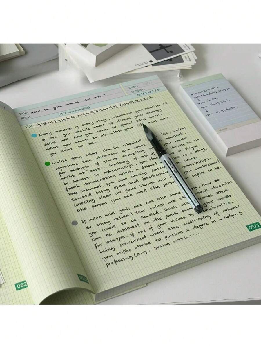 30 Sheets Simple Fresh B5 Notebook Smooth And Fluent Writing Essential ...