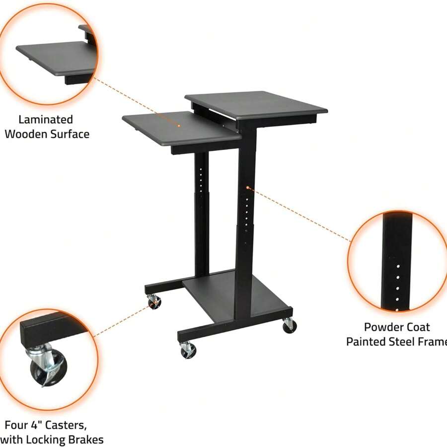 PS3945 Adjustable-Height Presentation Workstation | SHEIN USA