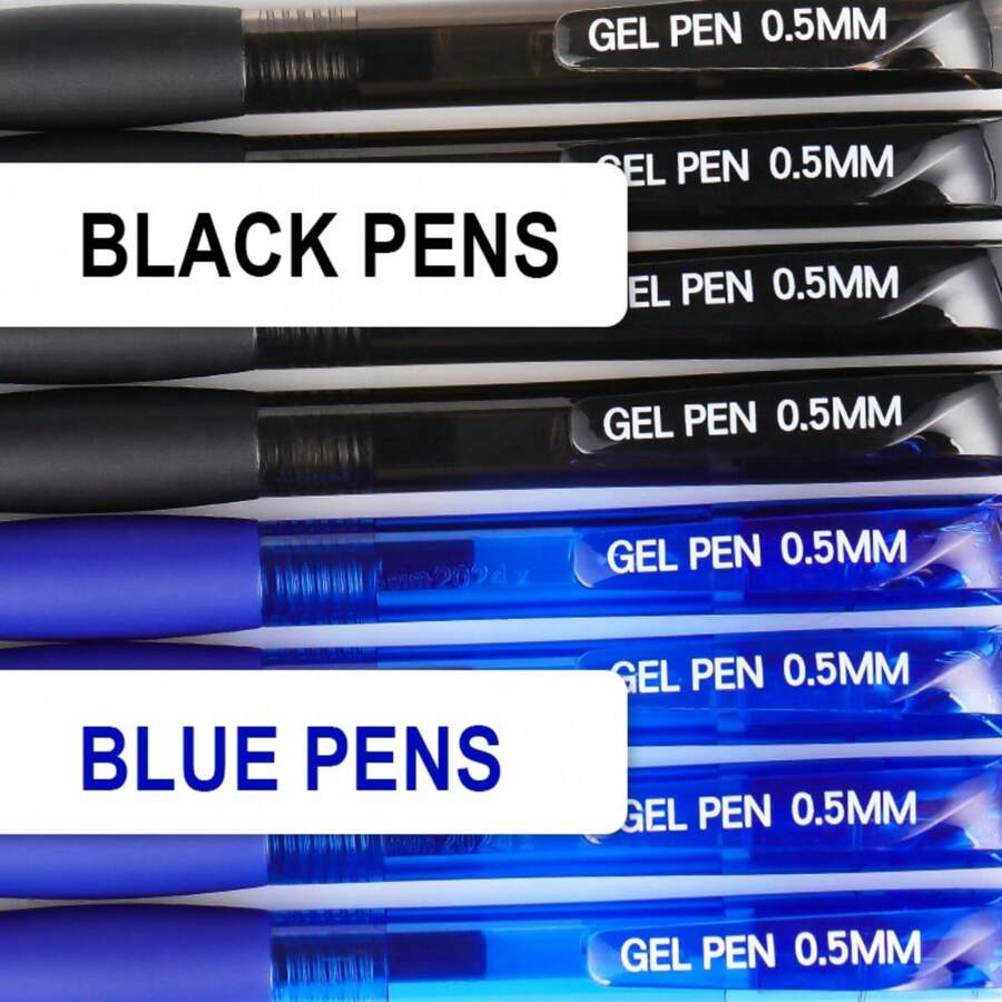 10pcs Gel Pens +24 Pen Refills ,Fine Point Smooth Writing Pens ...