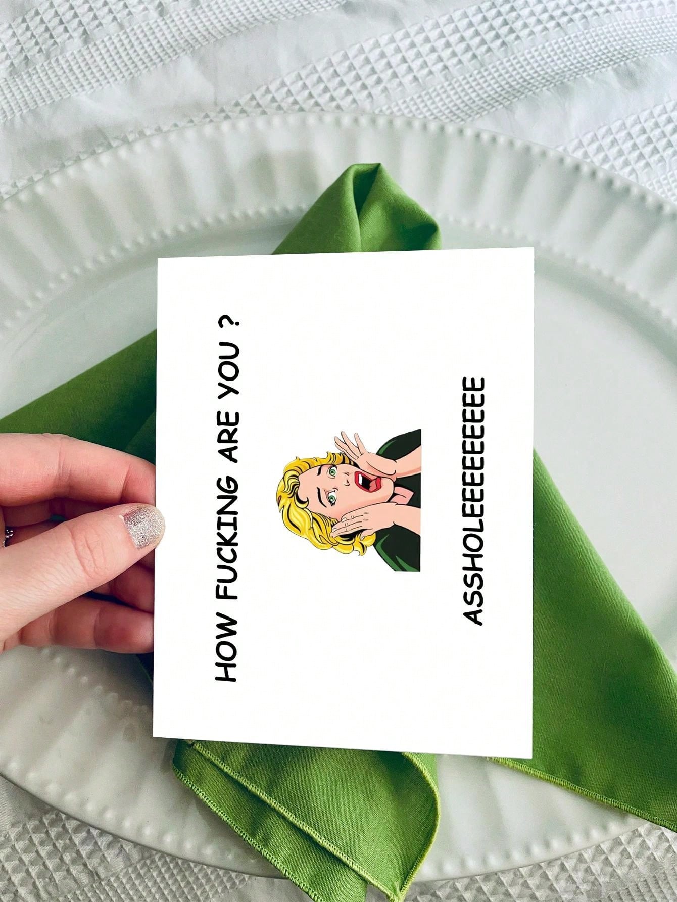 1 Set Of Cheesy Greetings Funny Birthday Cards For Him Or Her, How To ...