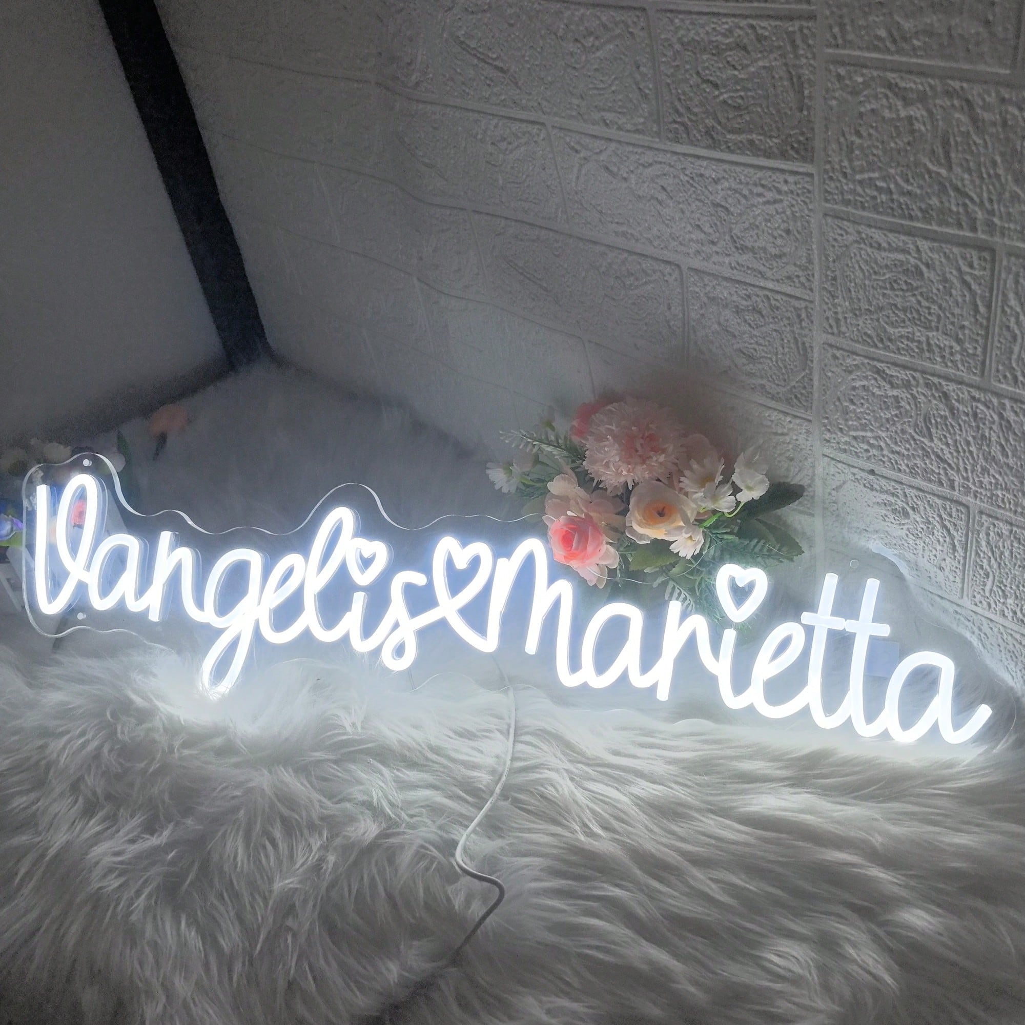 Letrero de neón personalizado, letrero de neón LED de boda ...