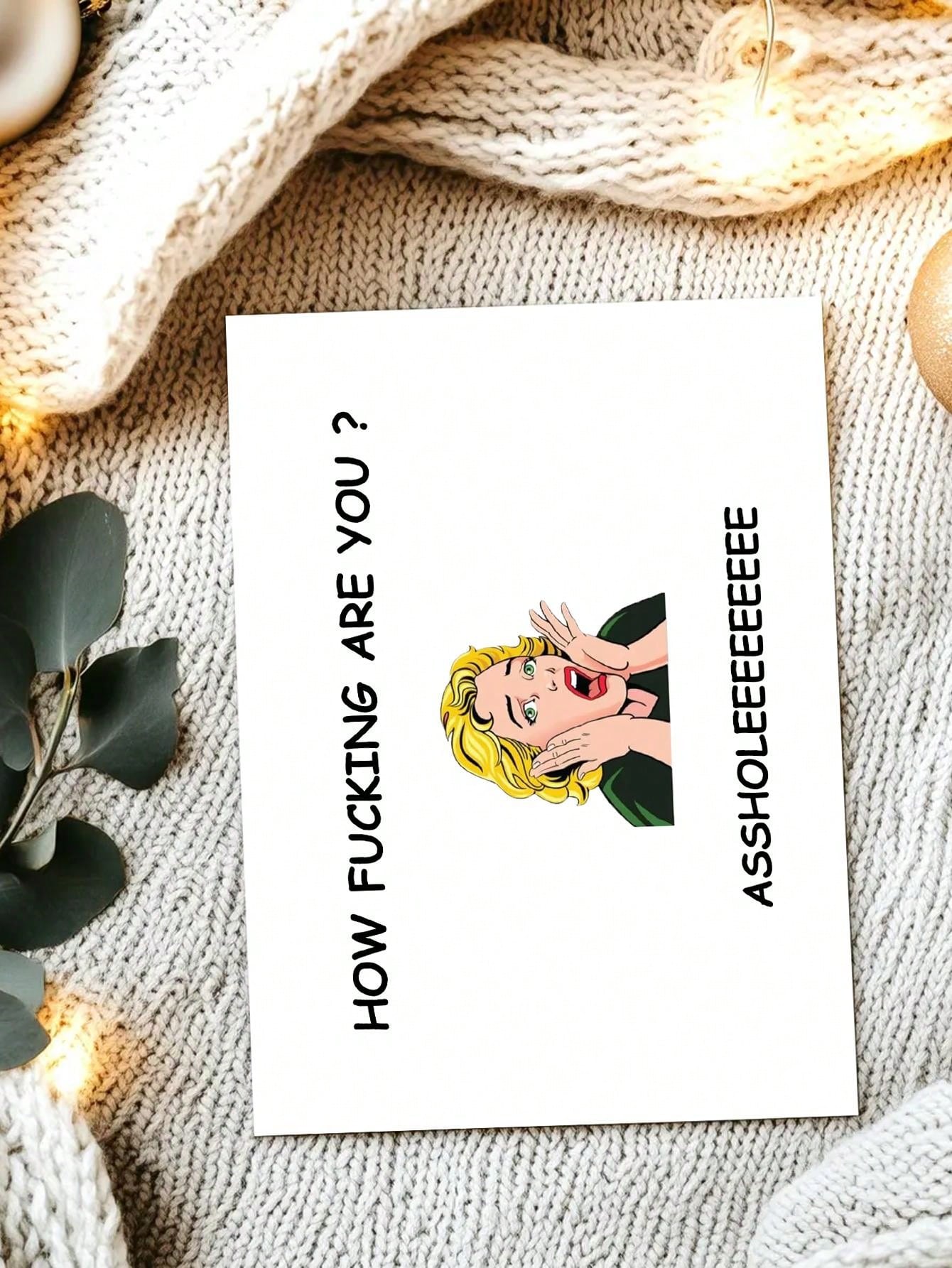 1 Set Of Cheesy Greetings Funny Birthday Cards For Him Or Her, How To ...