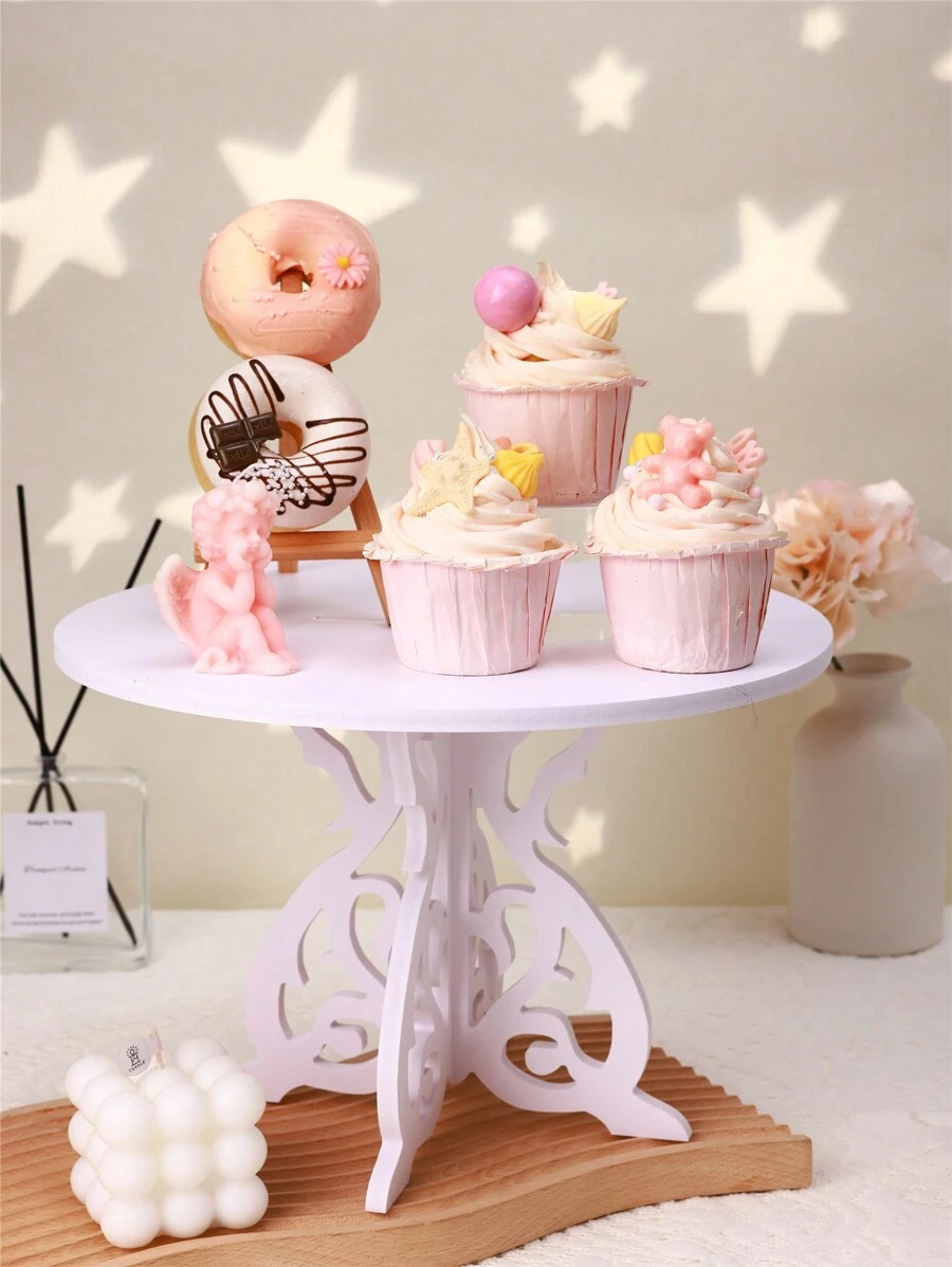 1pc Beautiful Desktop Decorative Tray Can Put Cakes, Accessories And ...