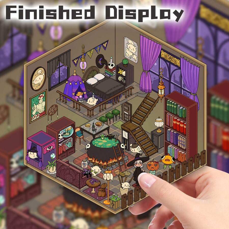 3D Cute Landscape Stickers For Miniature Scenes Multiple Themes DIY ...