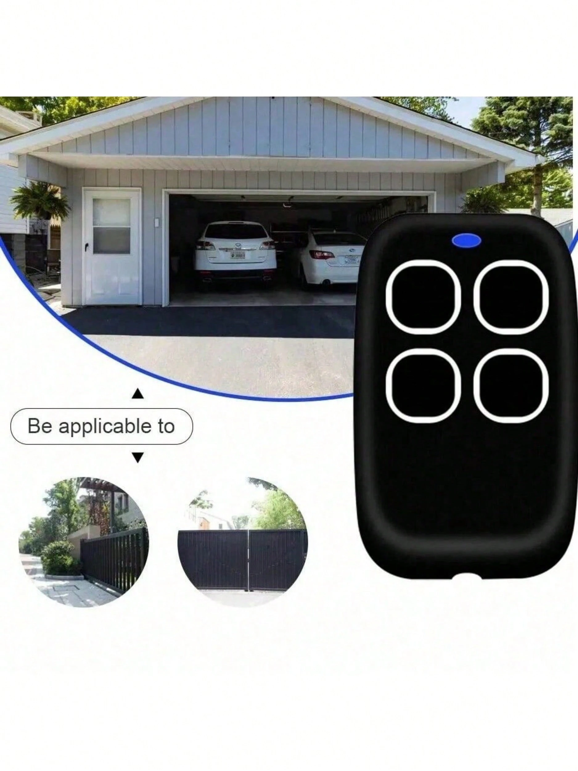 Garage Door Remote Duplicator Copier, 286MHz-868MHz Multi-Frequency ...