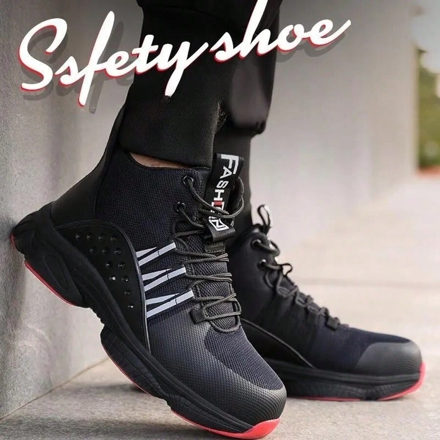 Steel Toe Sneakers For Men Indestructible Work Shoes Lightweight ...