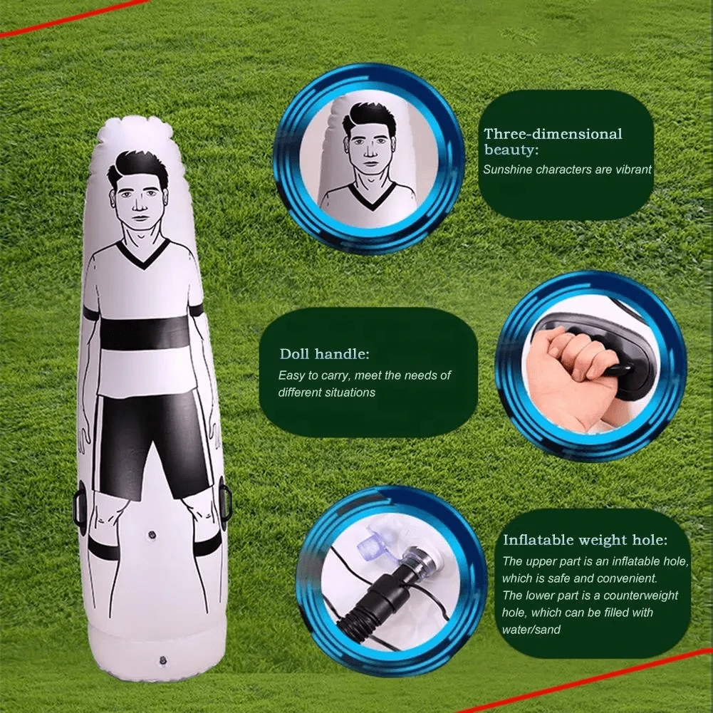 Football Soccer Dummy Air Mannequin Free Kick Defender Wall Football ...