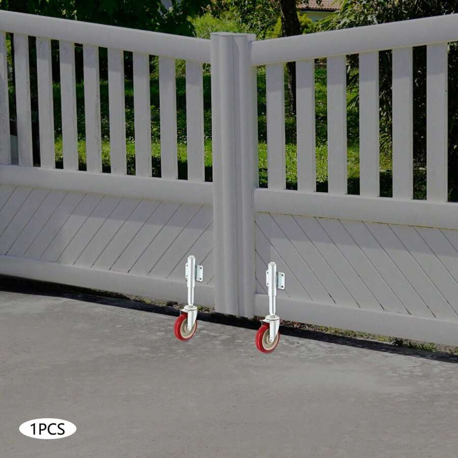Red Spring-Loaded Gate Casters, Spring Gate Casters Up To 200kg Load ...