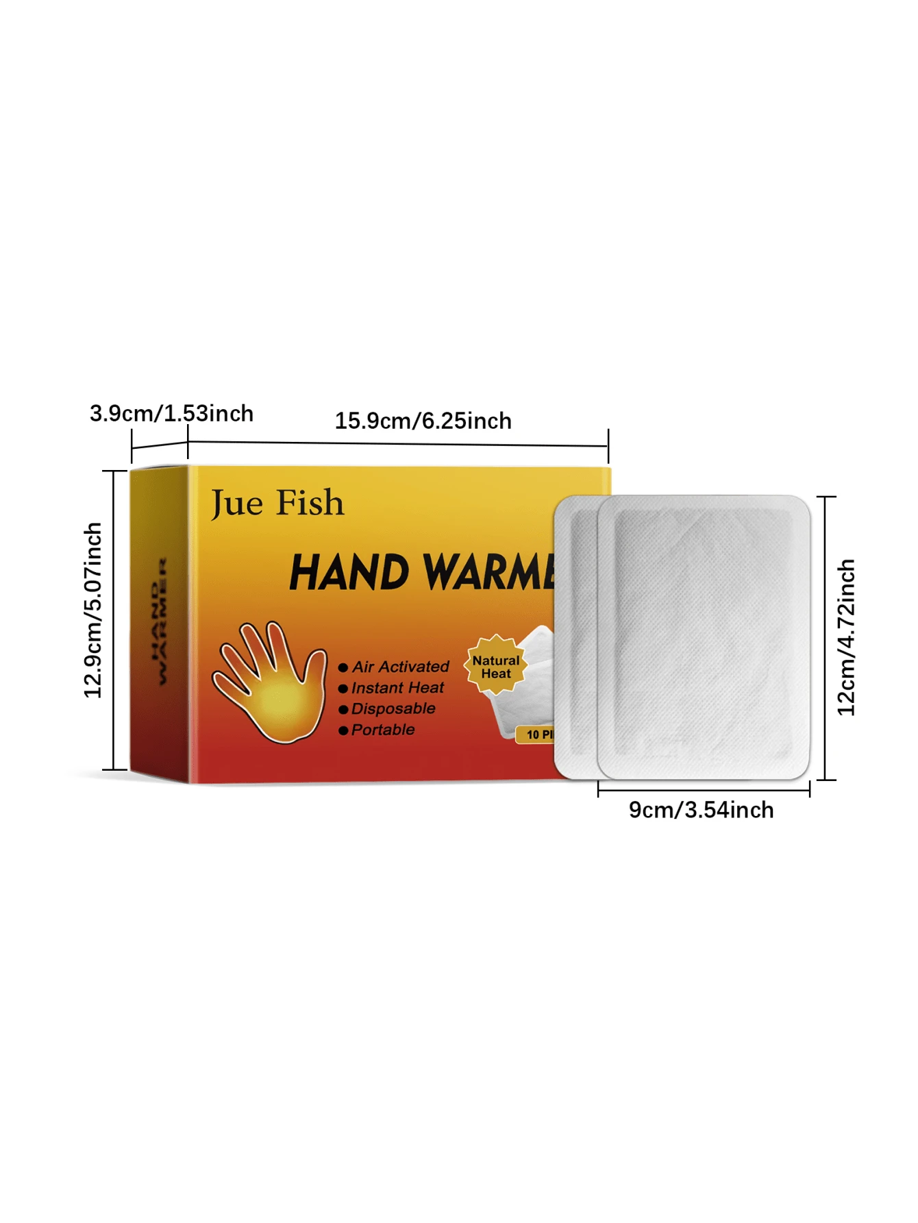 10pcs Warm Patch: Winter Cold-Proof And Cold-Keeping Warm, Outdoor ...