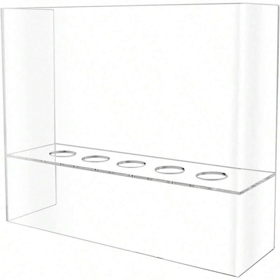 Ice Cream Cone Holder 5 Slot Clear Acrylic Countertop Dessert Display ...