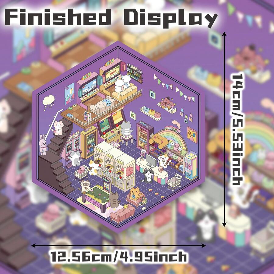 3D Cute Landscape Stickers For Miniature Scenes Multiple Themes DIY ...